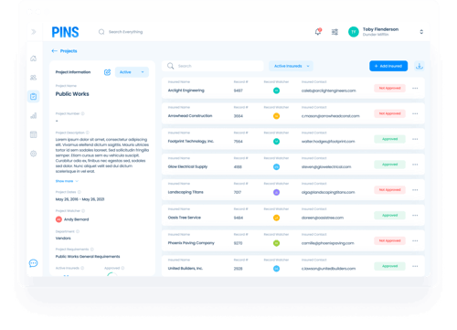 Insurance Tracking for Public Agencies